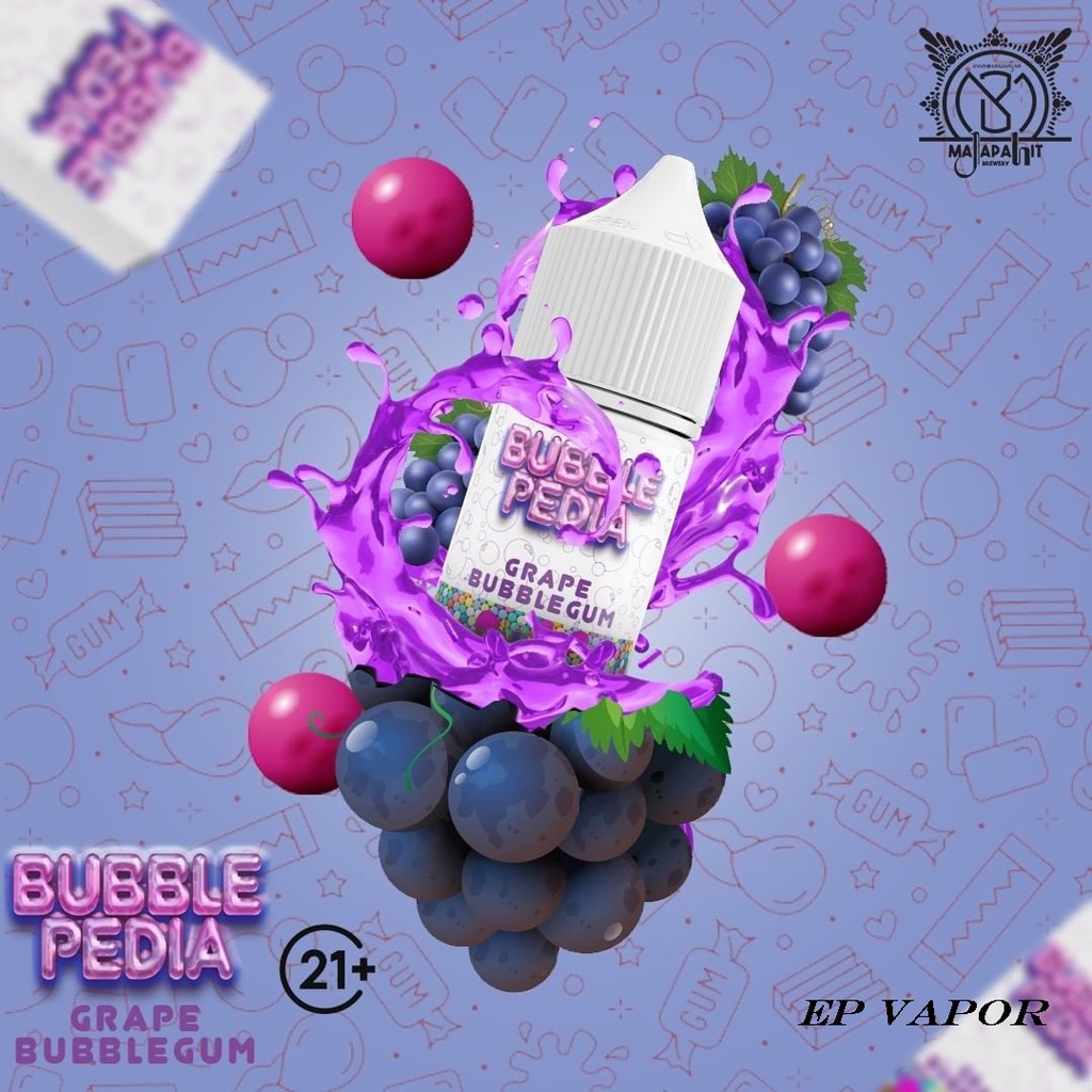 Jual Bubblepedia Grape Bubblegum Pods Friendly 30ML by Majapahit Brew ...