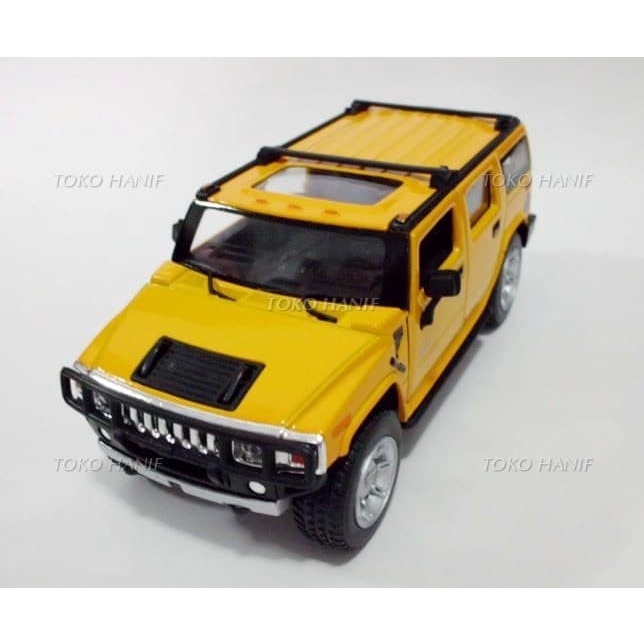 Jual DIECAST MINIATUR MOBIL HUMMER SUV KUNING (BESAR) | Shopee Indonesia