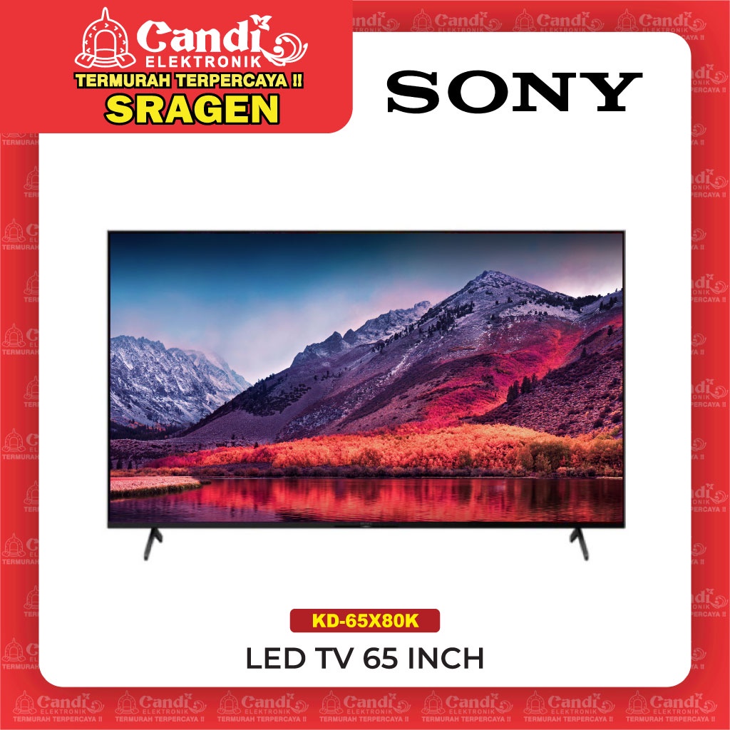 Jual SONY Led Tv 65 Inch 4K UHD Android Google TV - KD-65X80K | Shopee ...