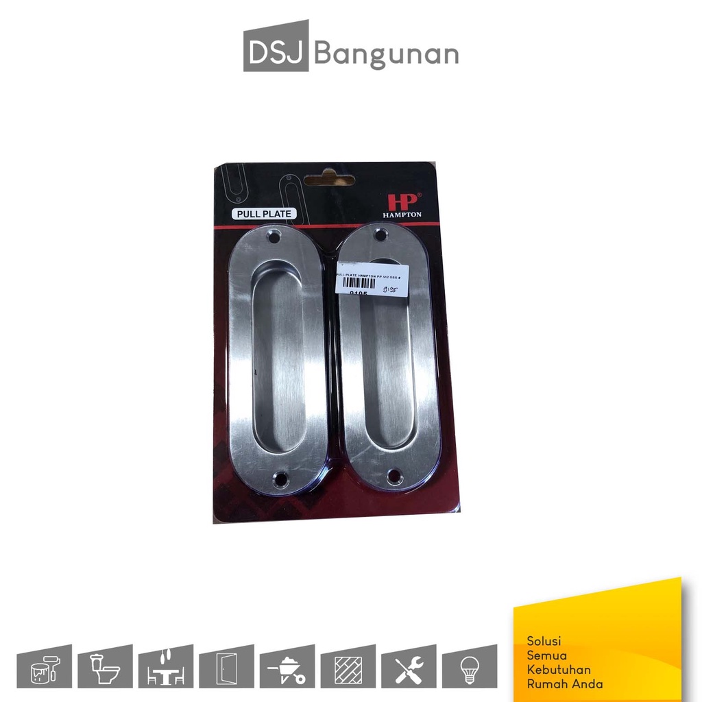 Jual Hampton Pull Plate PP 512 SSS / Handel Tanam Pintu Geser | Shopee Indonesia