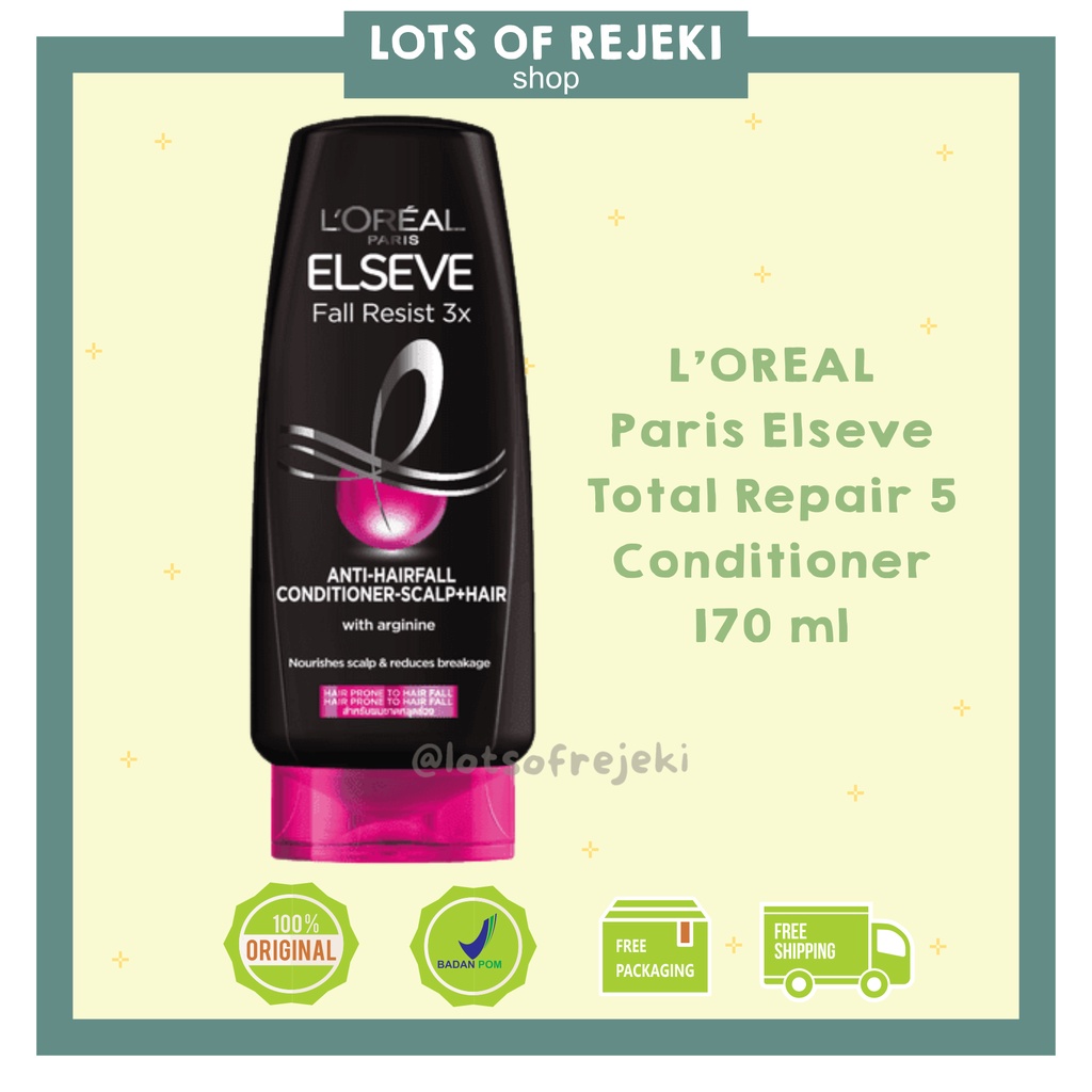 Jual Loreal Paris Fall Resist 3x Anti Hair Fall Conditioner 170ml ...