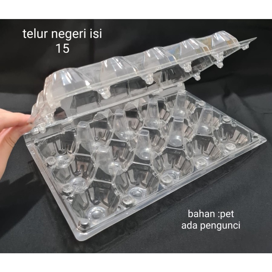 Jual Mika Telur / Egg Tray / Tray Telur Isi 15 Butir Ada Pengunci 25 ...
