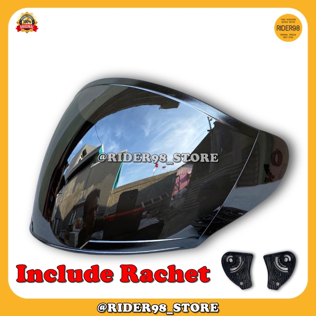 Jual VISOR HELM KACA HELEM KYT DJ MAXI Original Pnp Pas Langsung Pasang ...