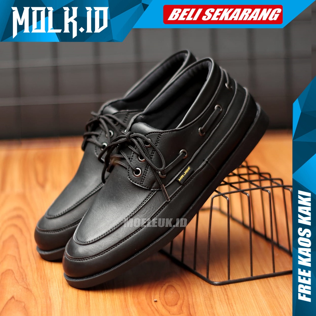 Jual MOLK Sepatu Formal Pantofel Pria Hitam Casual Original Kerja Kantor Kuliah Dinas Resmi ...