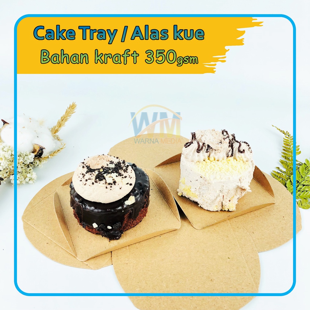 Jual Alas Kue Cake / Tatakan kue / Tatakan Tray Mini Cake / Alas Tray ...