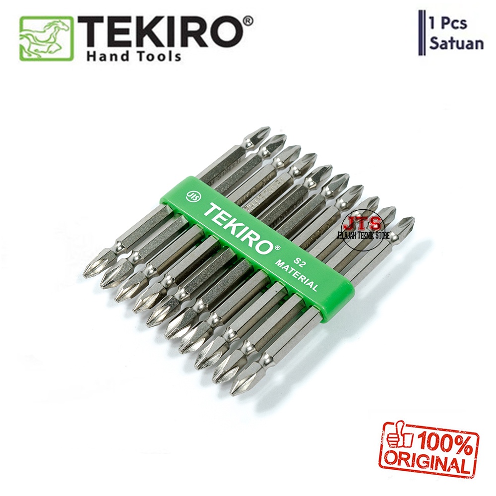 Jual Tekiro Mata Bor Obeng Impact Angin PH2 x 110mm S2 Panjang Mata ...