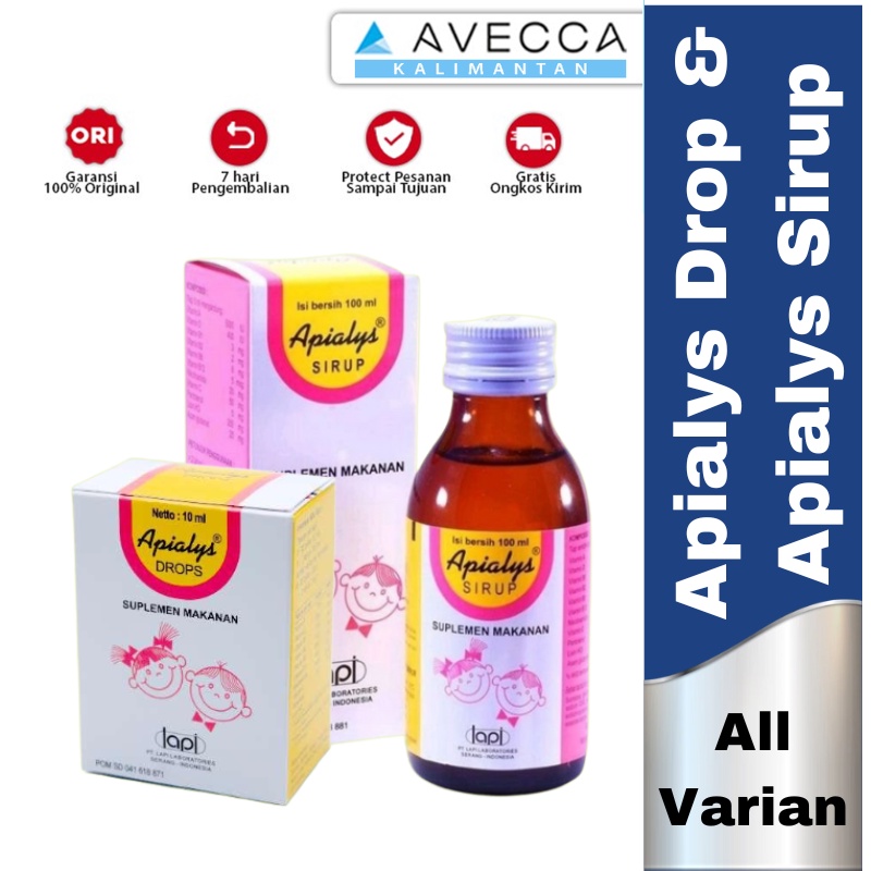 Jual Apialys Drops 10 ml / Apialyd Syrup 100ml / Vitamin Bayi / Daya ...