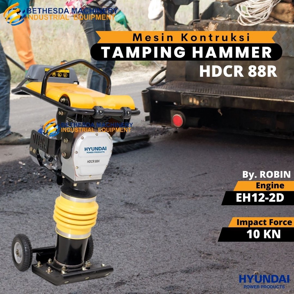 Jual Mesin Stemper Kuda Pemadat Tanah / Tamping Rammer HDCR 88 R ...