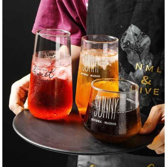 Jual Gelas Unik Kopi Teh Minuman Borosilicate Glass 450ml | Shopee Indonesia