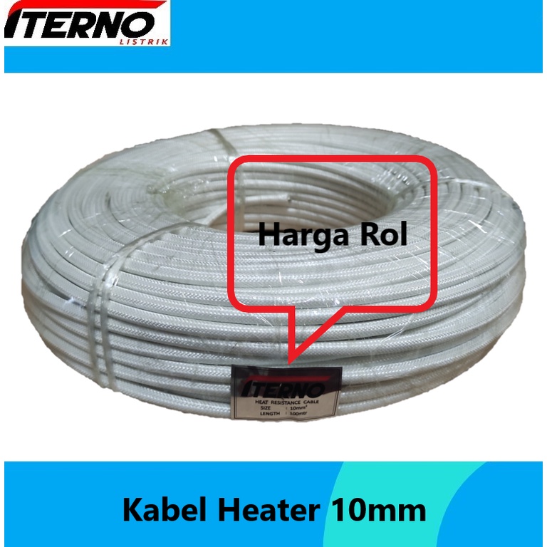 Jual Kabel Heater Tahan Panas 10mm Heat Resistance Nyvin - Rol | Shopee ...