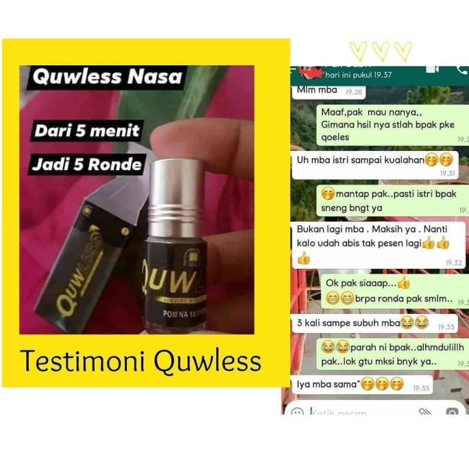 Jual (Cod Merapat) Quwless Liquid Hygiene For Man Tahan Lama (Order ...