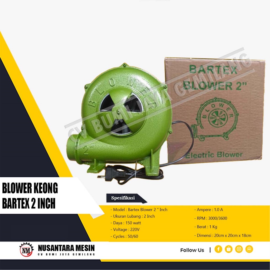 Jual MESIN ELECTRIC BLOWER/ BARTEX KEONG 2 INCH | Shopee Indonesia