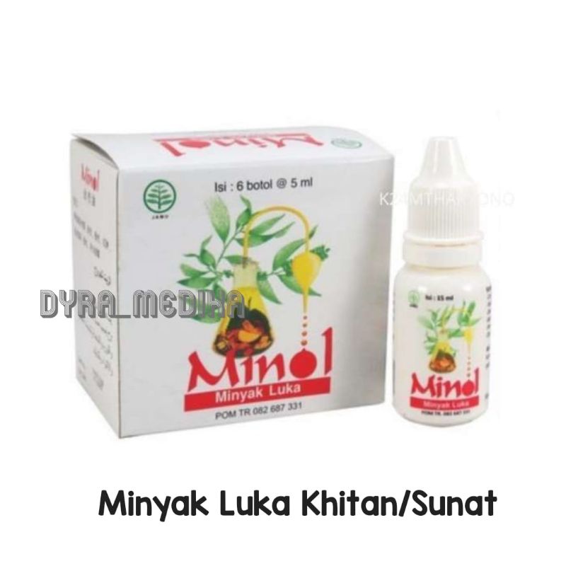 Jual MINOL 5 ML MINYAK KHITAN / MINYAK SUNAT KLAM /MINYAK KHITAN SUNAT ...