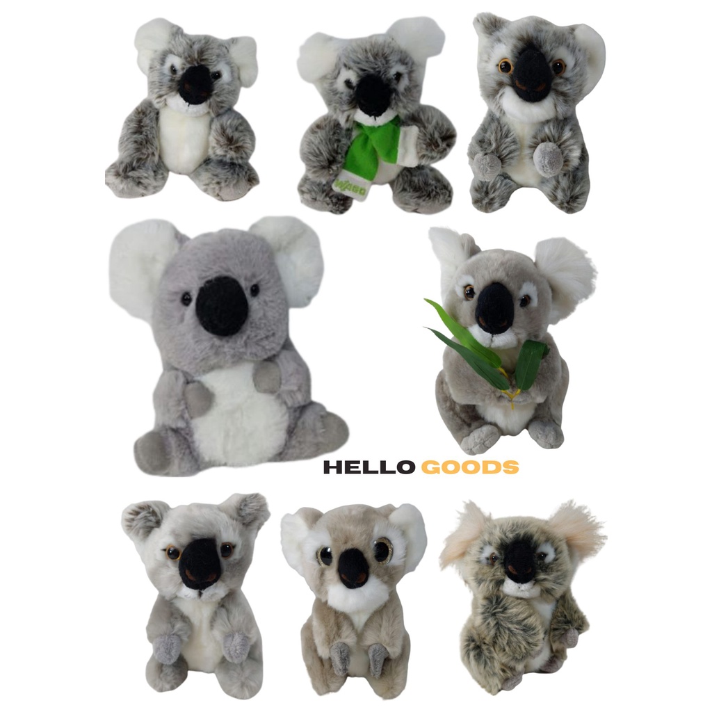 Jual BONEKA KOALA ABU-ABU CUTE SOFT LUCU FLUFFY UKURAN S dan M ( COCOK ...