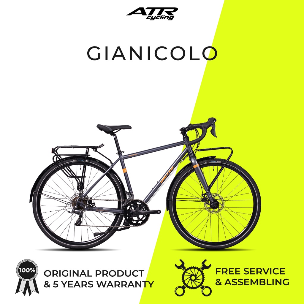 Jual Sepeda Touring United GIANICOLO 700C 16SP NEW 2023 - Grey 44 ...