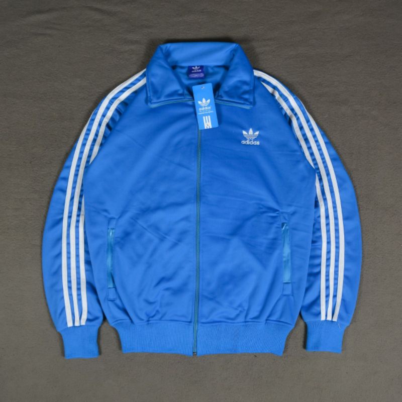 Jual TRACKTOP ADIDAS BLUE LIST WHITE FULL TAG LABEL | Shopee Indonesia