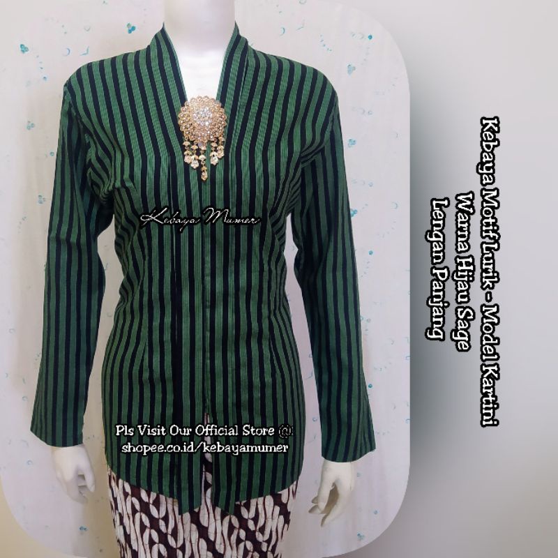 Jual Kebaya Lurik. Kebaya Kartini. Kebaya Jadi. Kebaya Lurik Jadi. Kebaya Lurik. Baju Adat Jawa ...