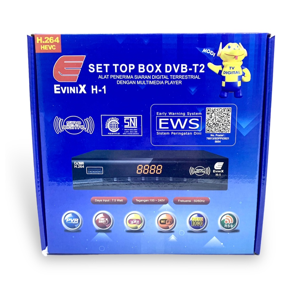 Jual STB DVB T2 Evinix, Super HD, Venus Set Top Box TV Tuner Digital ...