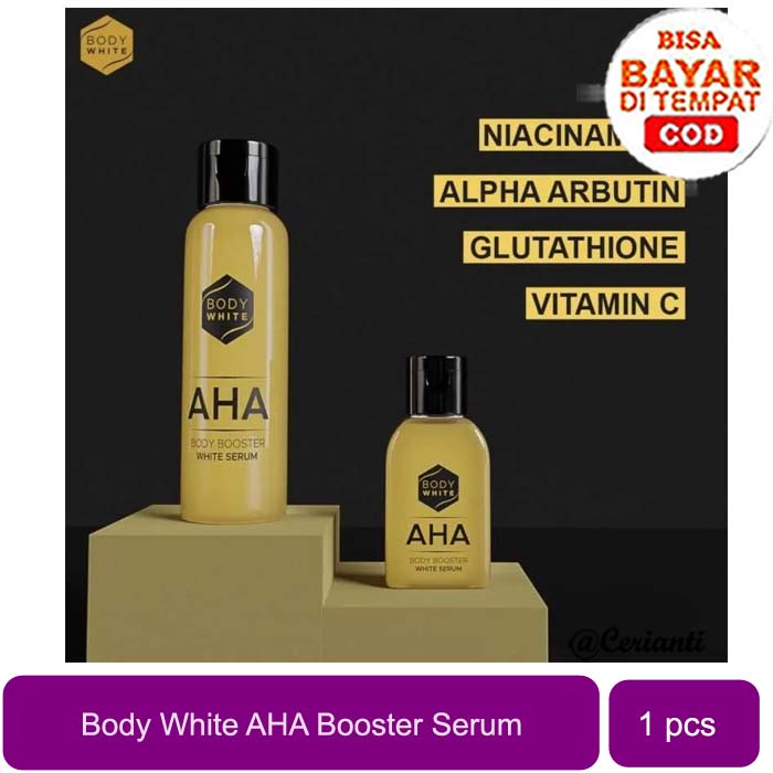 Jual [AHA BOOSTER SERUM | 30ML | 100ML | BPOM] BODY WHITE AHA Body ...