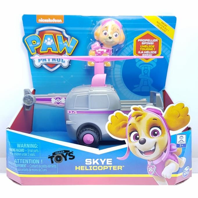 Jual Paw Patrol Skye Helicopter Vehicle with Collectible Figure ...