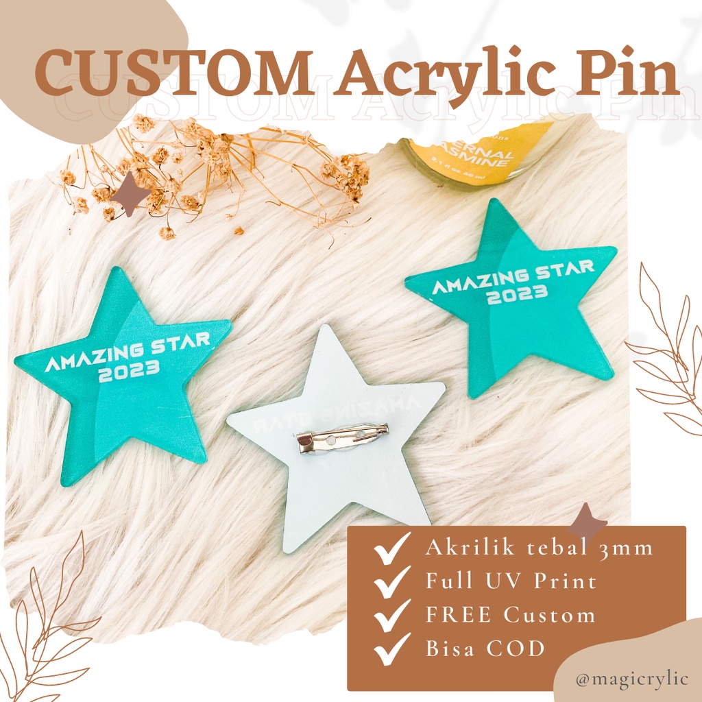 Jual Custom Pin Bros Peniti Akrilik | Shopee Indonesia