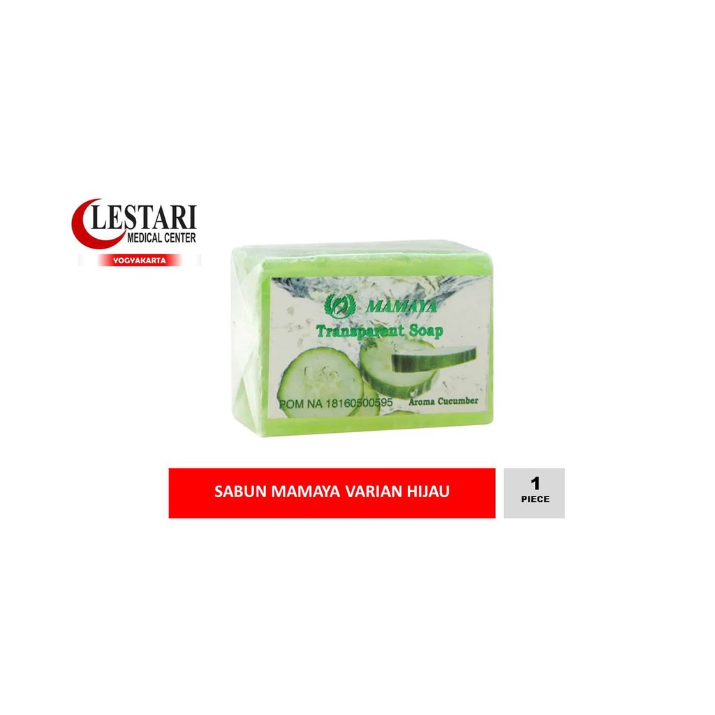 Jual mamaya transparent sabun transparan papaya varian hijau | Shopee ...