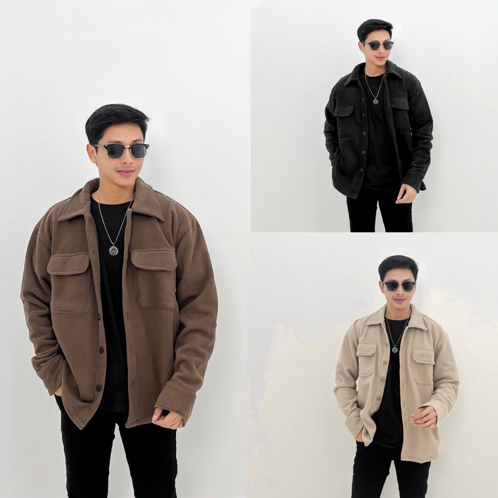 Jual JACKET POLAR / JACKET PRIA POLAR | Shopee Indonesia