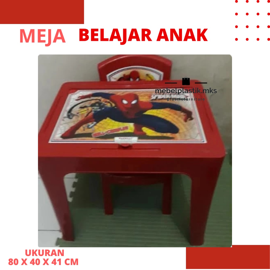 Jual Meja Belajar Plastik/ Meja Napolly/ Meja Laptop/ Meja Set/ Meja ...