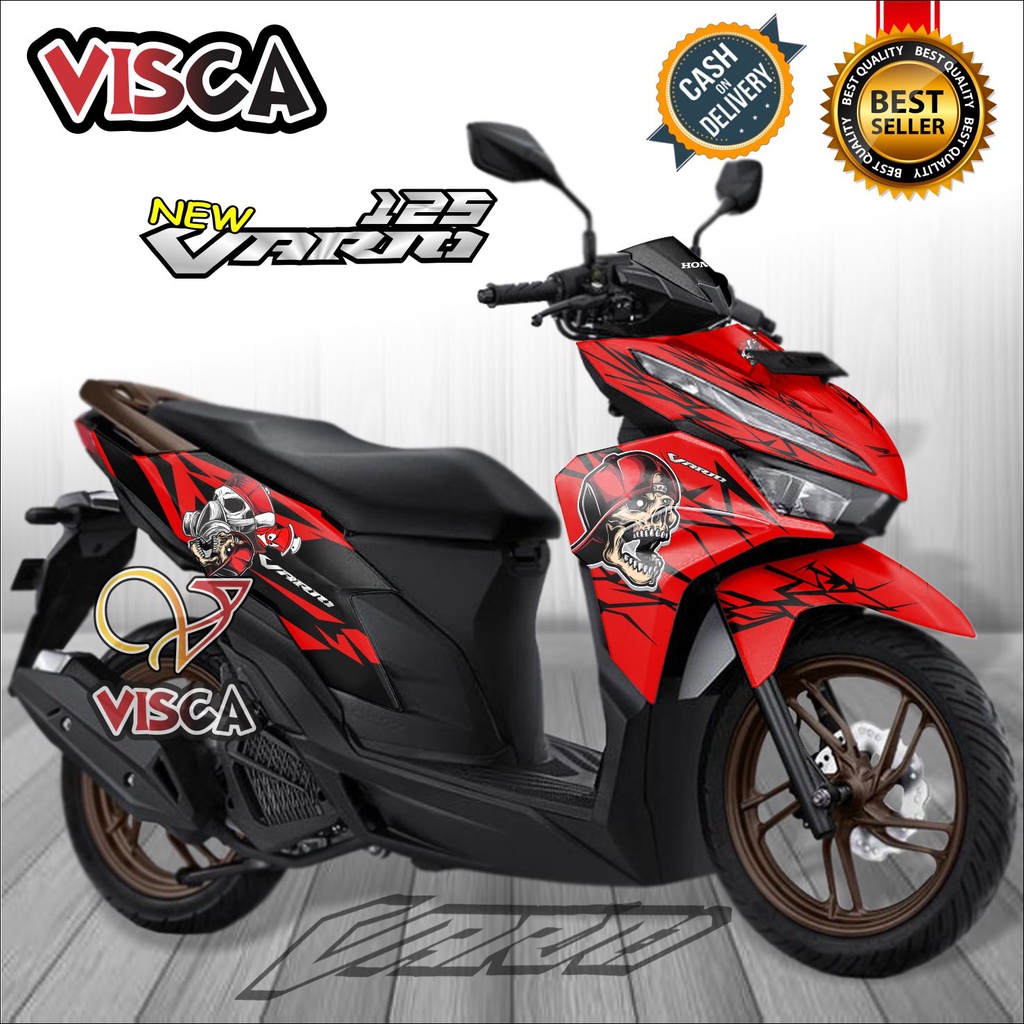 Jual Decal Vario 125 new 2023 Striping Vario 125 New 2023 Stiker vario 125 variasi Skull ...