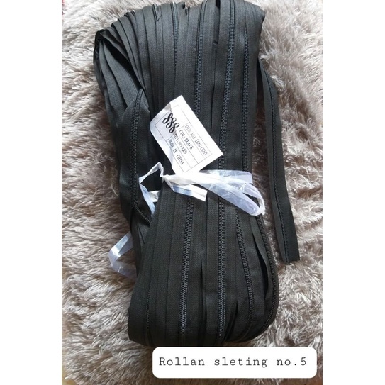 Jual DAUN RESLETING ROLL NO 5 UNTUK TAS/SAKU ISI 100 YARD | Shopee ...