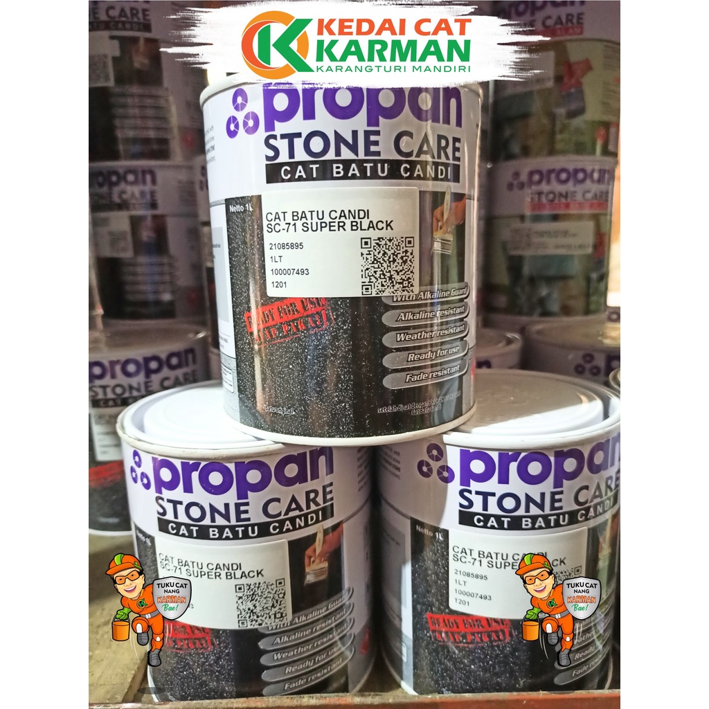 Jual PROPAN STONE CARE CAT BATU - CANDI PROPAN BATU ALAM HITAM - SUPER ...