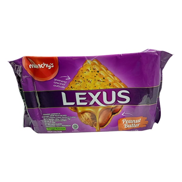 Jual LEXUS PEANUT CRACKERS 190 GR | Shopee Indonesia