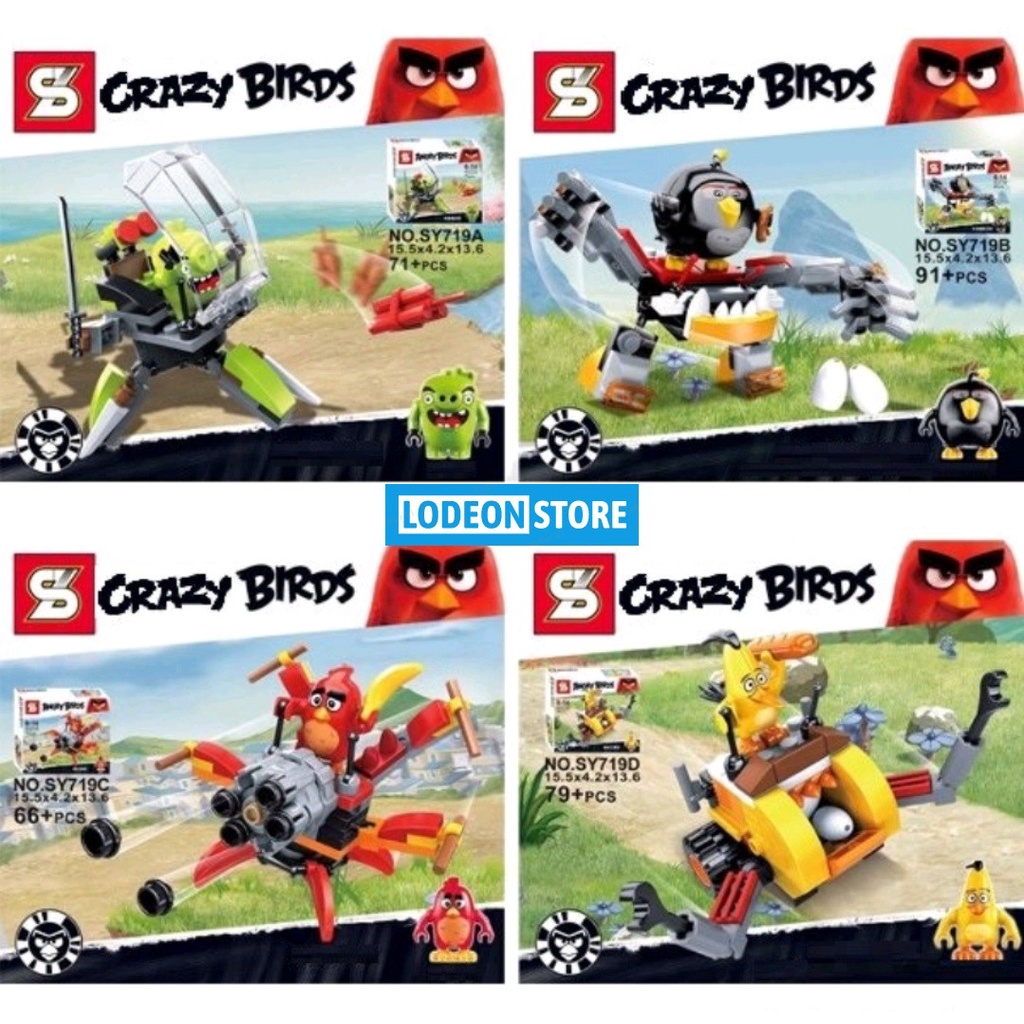 Jual Brick Crazy Birds - Mainan Balok Angry Birds - Mainan Edukasi ...
