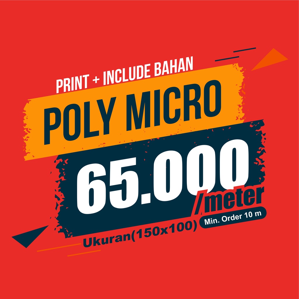Jual printing poly micro | Shopee Indonesia