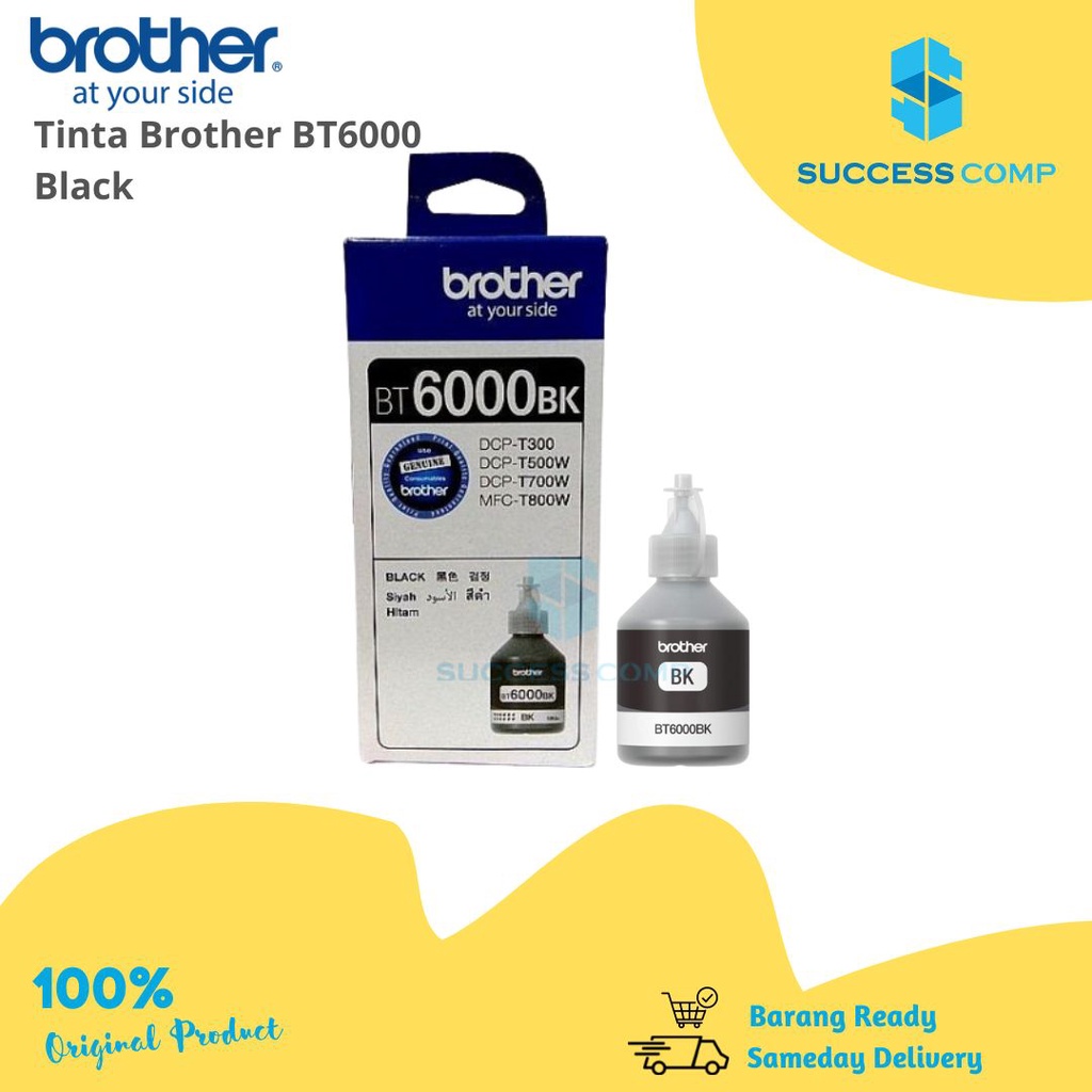 Jual Tinta Brother BT 6000 BK BT6000 BK Original Black | Shopee Indonesia