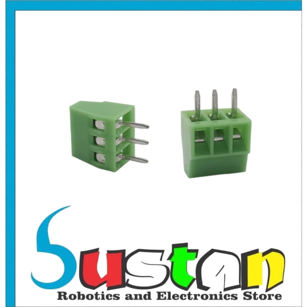 Jual TERMINAL BLOCK KF128 3P PITCH 2.54MM SCREW PCB 3 PIN CONNECTOR ...