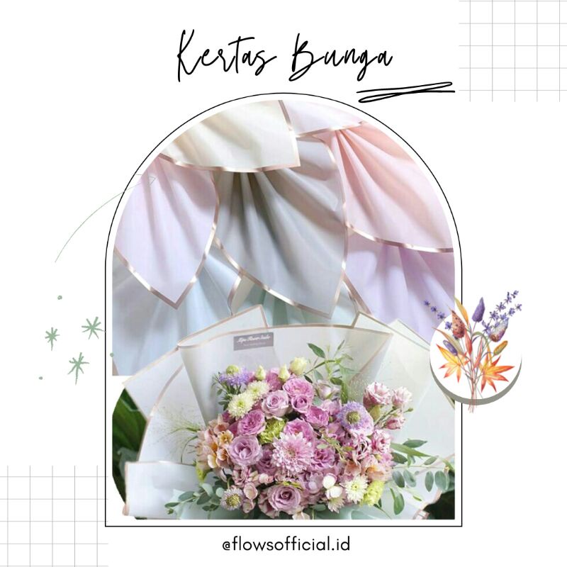 Jual KERTAS WRAPPING BUKET / KERTAS CELLOPHANE | Shopee Indonesia