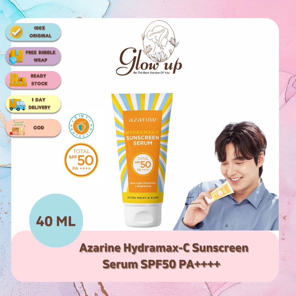 Jual AZARINE Hydramax-C Sunscreen Serum SPF50 PA++++ 40ml / sunscreen ...