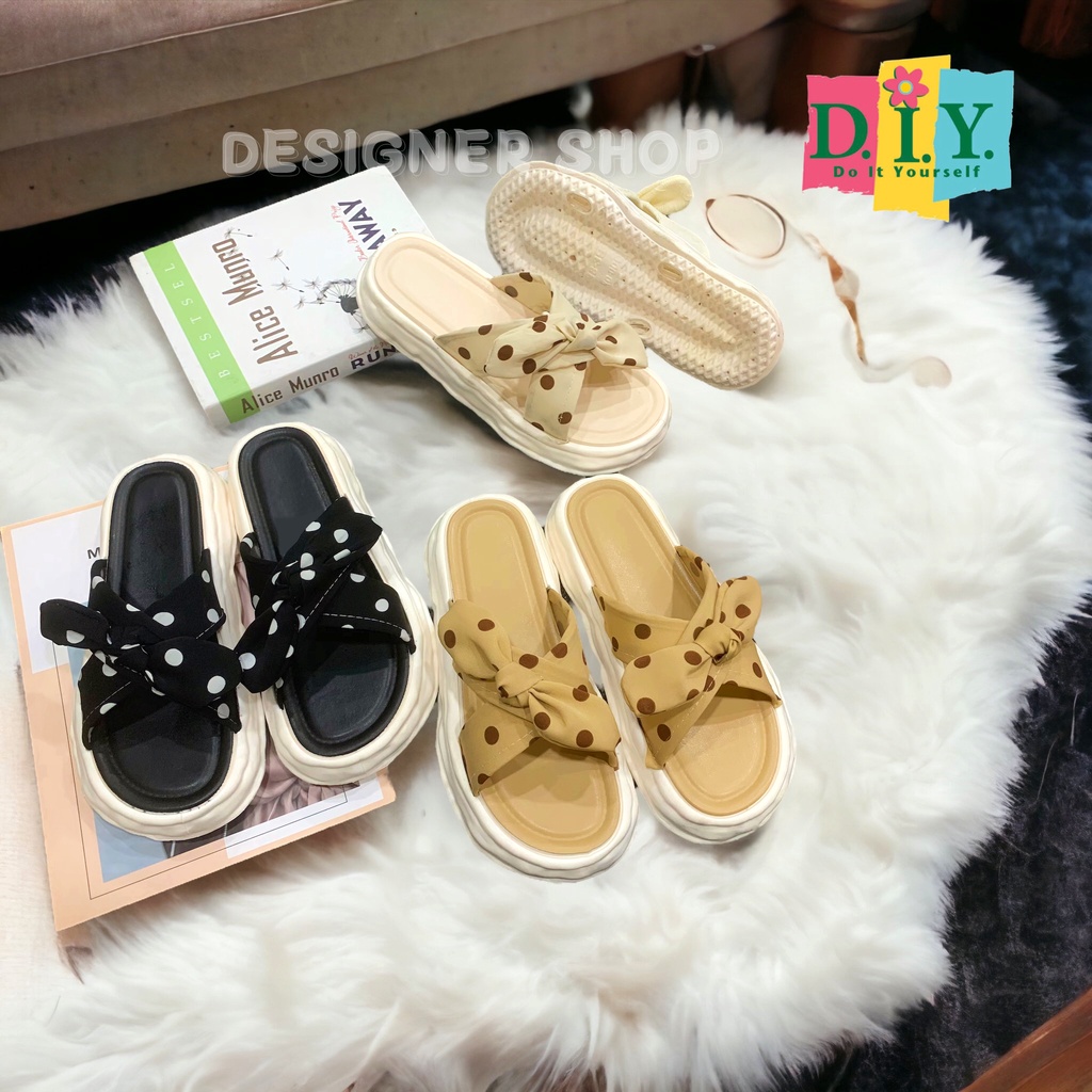 Jual Sandal Viral Wanita Jelly Silang Pita WEDGES Empuk Terbaru 2023 ...