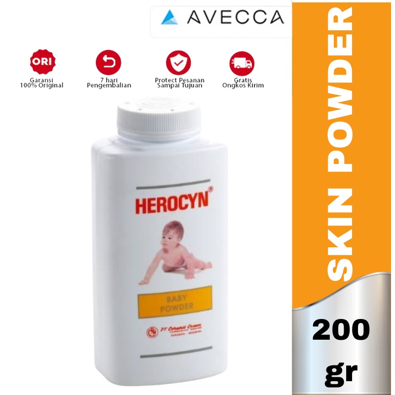 Jual Herocyn Baby Powder 200 gr / Bedak Gatal Bayi | Shopee Indonesia