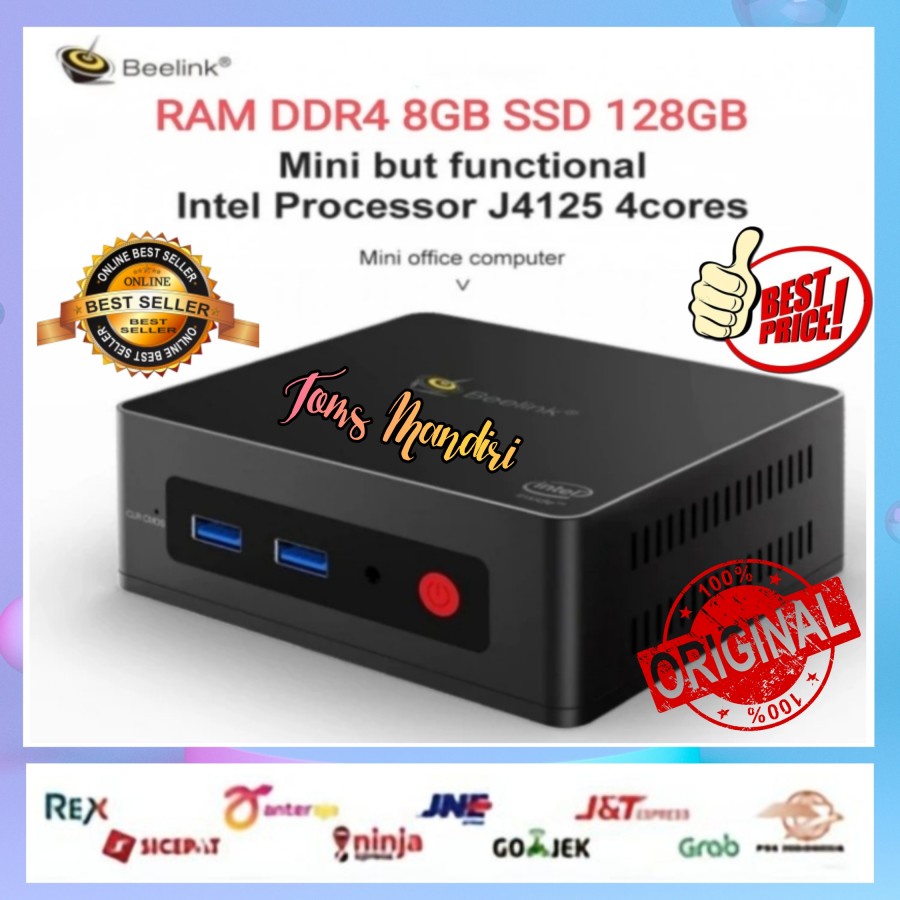 Jual Beelink GK Mini PC Intel Celeron J4125/8Gb/128Gb/Win10 Garansi ...