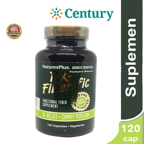 Jual Nature's Plus RX - Fiberific GI Relief Isi 120 Caps / Probiotic ...