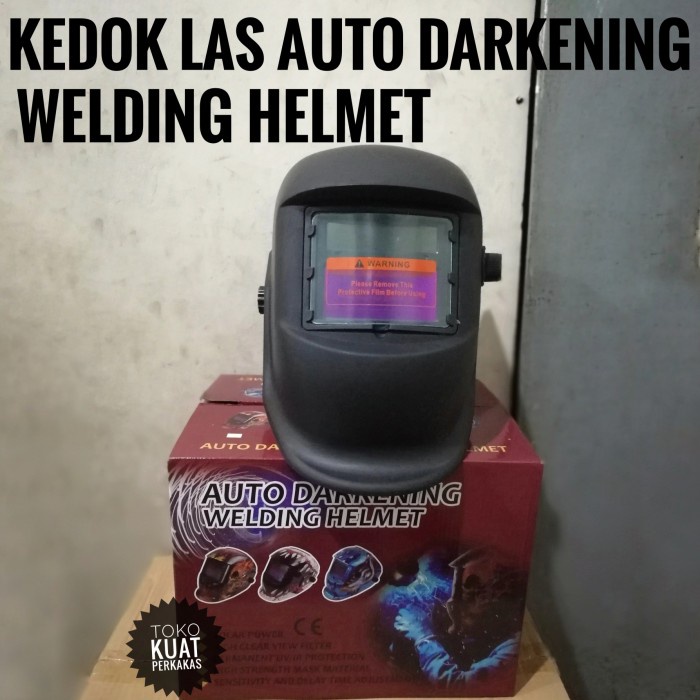 Jual Helm Kedok Las Auto Darkening Welding Helmet Otomatis | Shopee ...