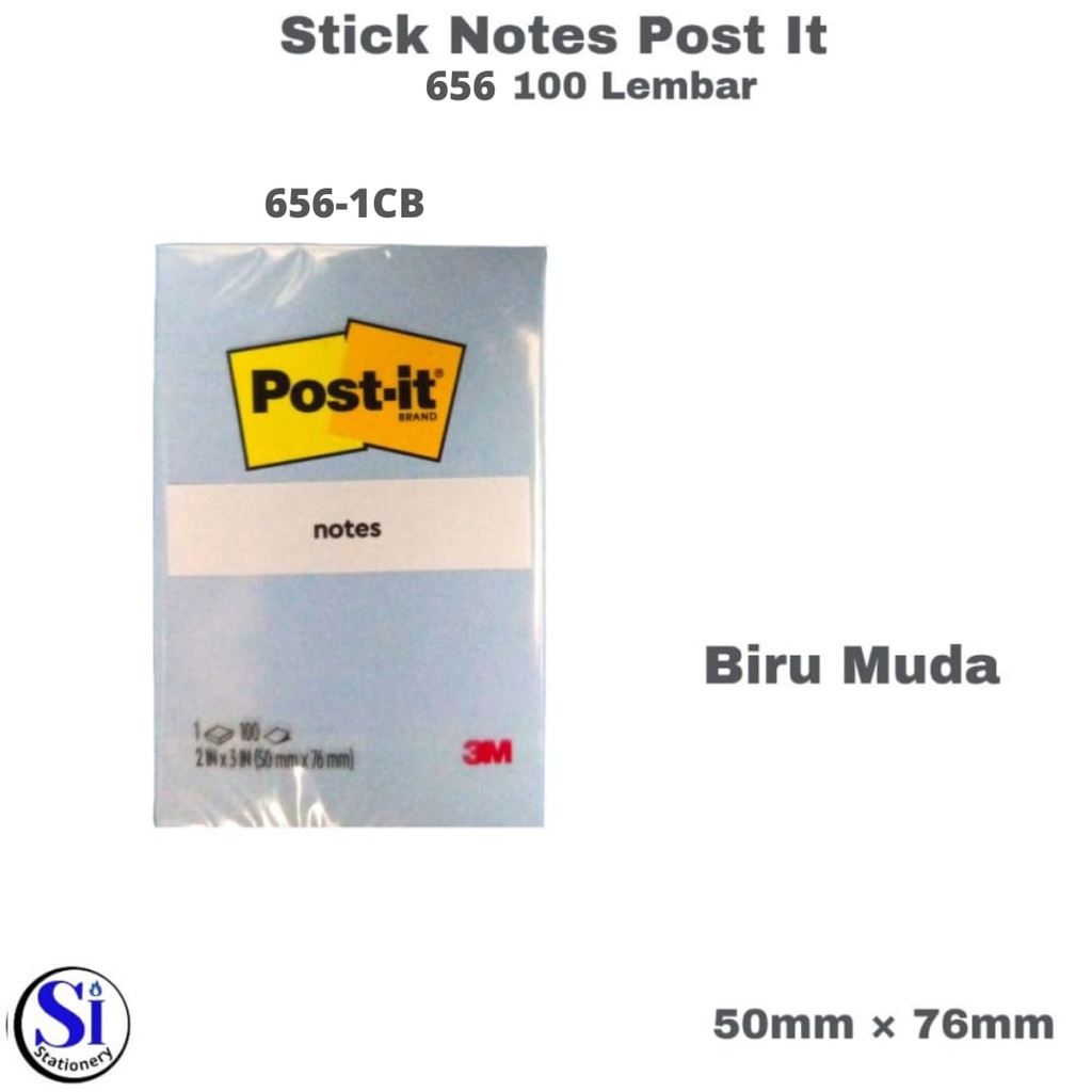Jual Sticky Note Post-it 3M 656-AC/1CY/1MP/1CB 100 lembar | Shopee ...
