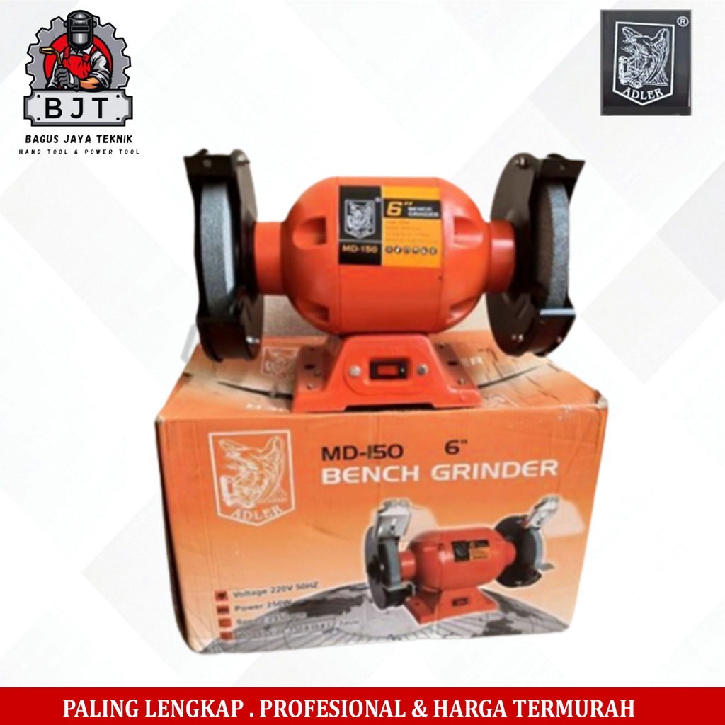 Jual Mesin Gerinda Duduk / Bench Grinder 6" ADLER | Shopee Indonesia