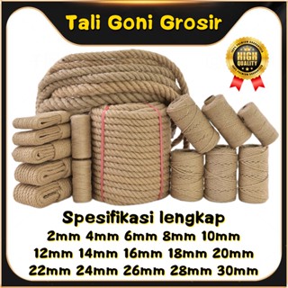 Jual 🇮🇩Tali goni 8mm 10mm / tali garukan kucing / tali rami / Tali ...