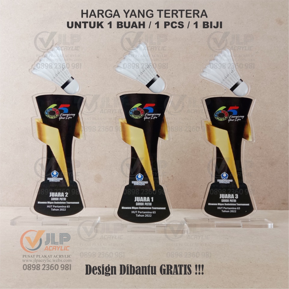 Jual PIALA BADMINTON, TROPY BADMINTON, TROPI BADMINTON, TROPHY ...