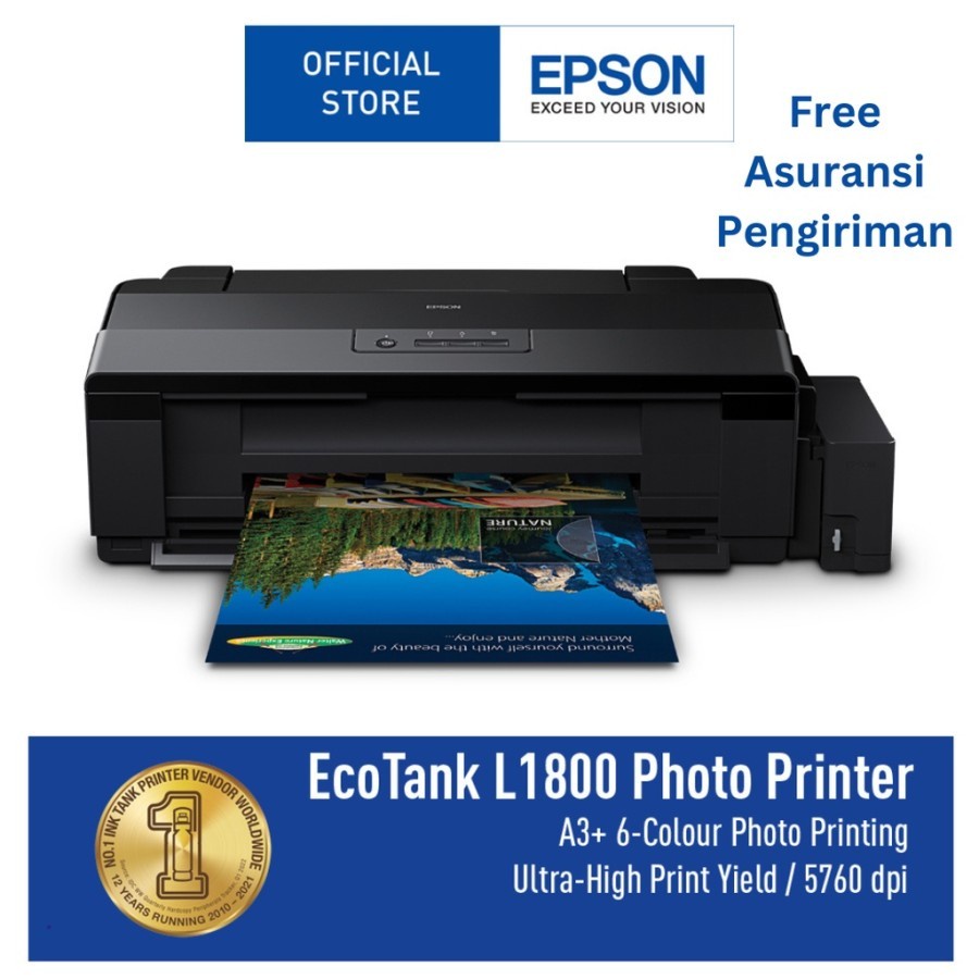 Jual Printer Epson L1800 A3 + Paket Tinta Art Paper | Shopee Indonesia