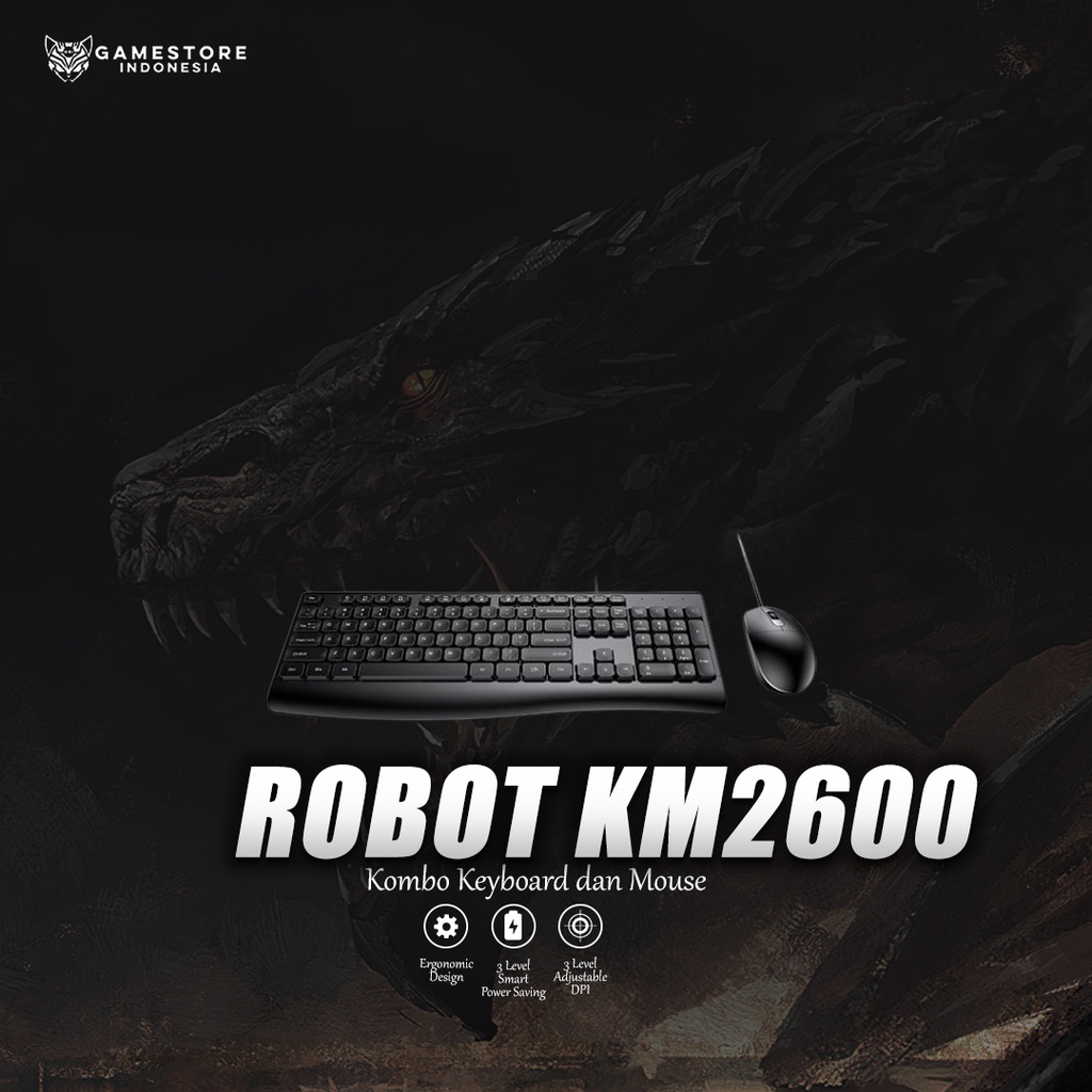 Jual Keyboard Robot Km2600 3100 3000 Set Combo Keyboard And Mouse For Komputer Laptop Wireless