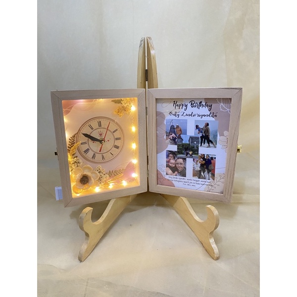 Jual double pigura kado pernikahan | kado engagement | kado ulang tahun ...